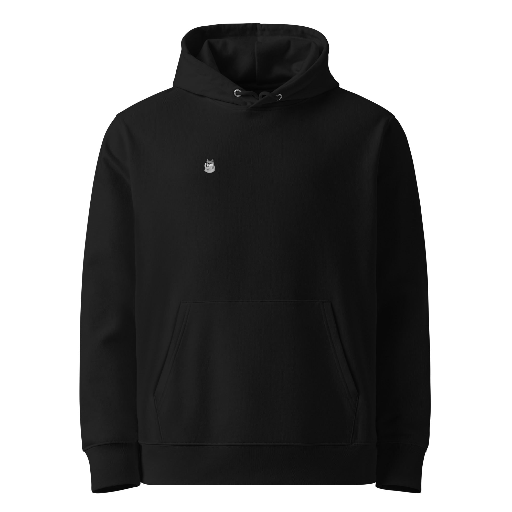 Grey Doge Emblem Unisex Essential Organic Hoodie – DOGE
